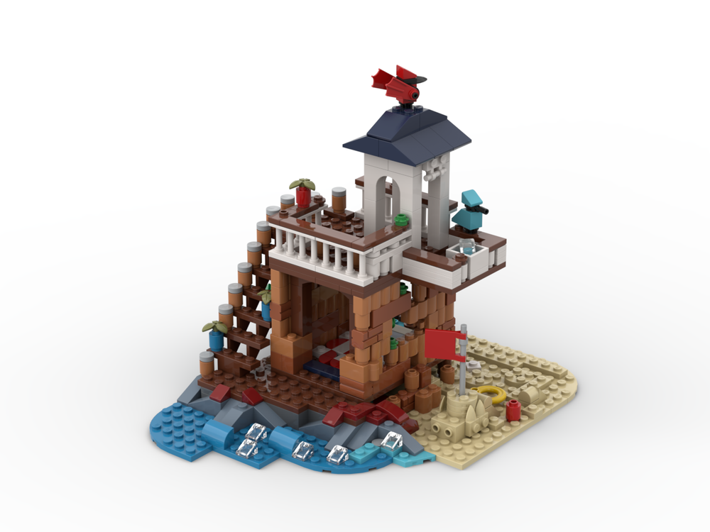 LEGO MOC 31118 Seaside Lookout by Monde | Rebrickable - Build with LEGO