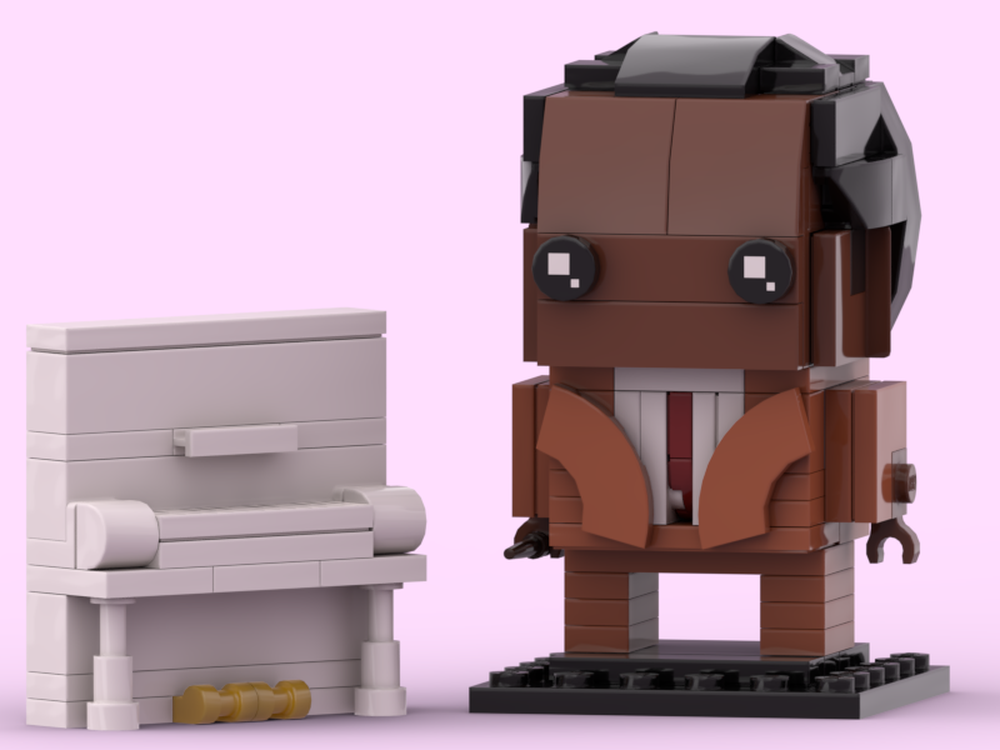 LEGO MOC Scott Joplin - Great Composers BrickHeadz by NinjaChips20 ...