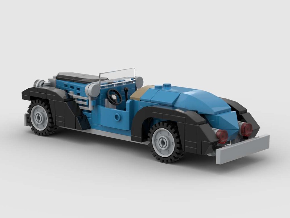Lego Moc Classic Azure Car By Dynamoc Rebrickable Build With Lego