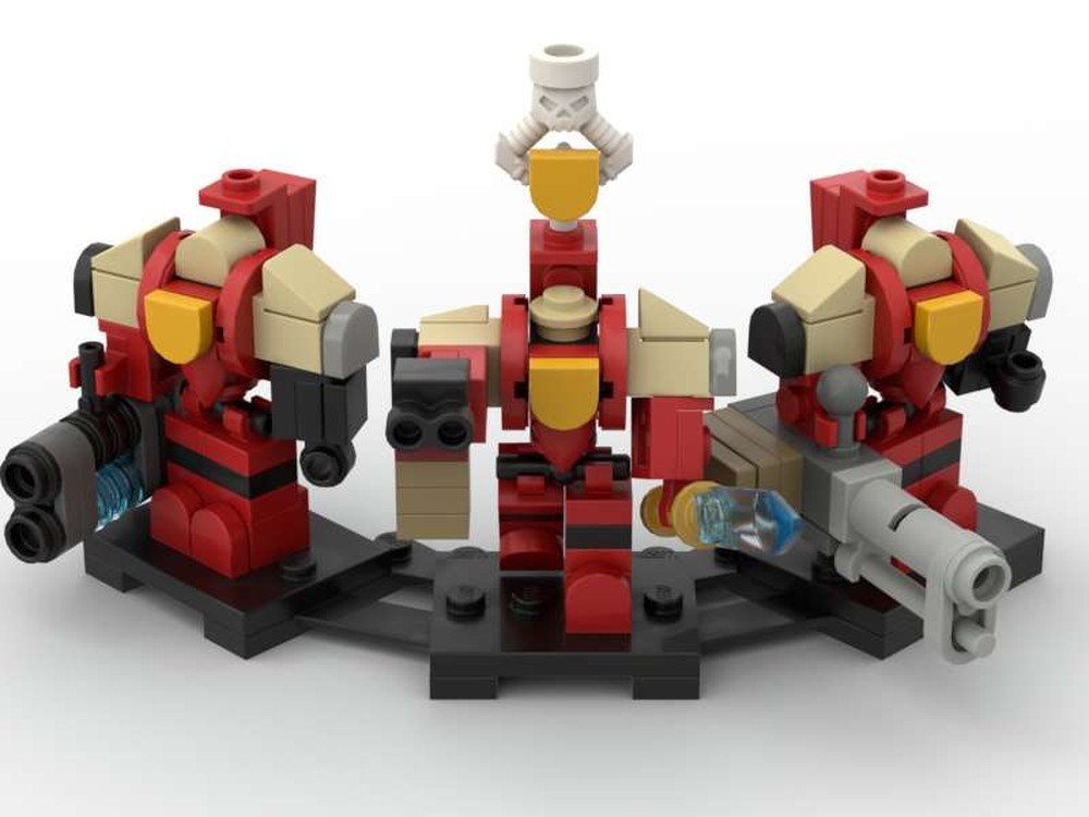 LEGO MOC Warhammer 40k Blood Ravens Terminator Squad by meregt ...