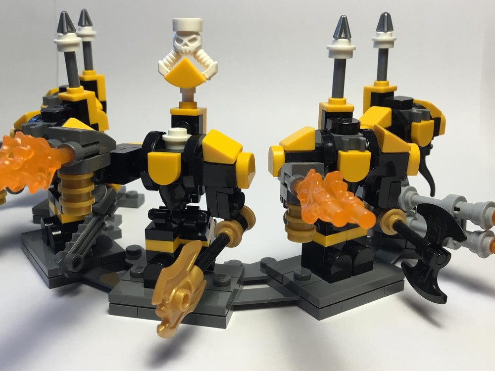 LEGO MOC Warhammer 40k Chaos Terminator Squad by meregt | Rebrickable ...