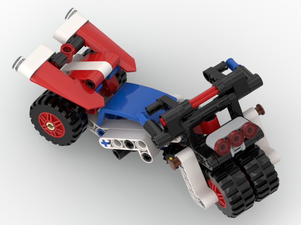 LEGO MOC 42116 - Motor Tricycle by InfernalQuack | Rebrickable - Build ...