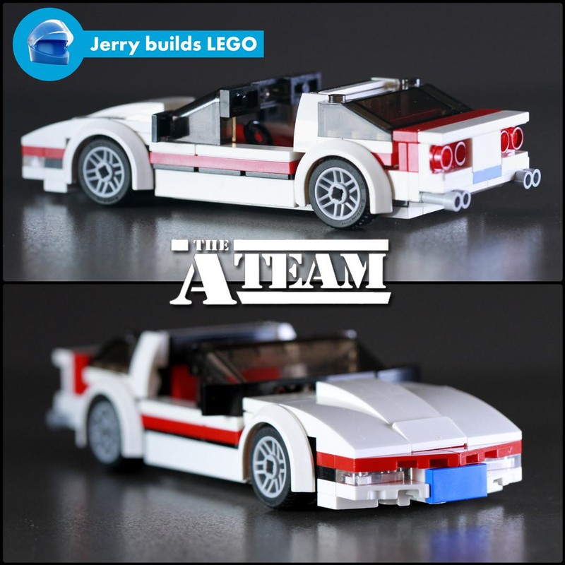 LEGO MOC The A-Team Faceman's Corvette C4 by jerrybuildsbricks ...