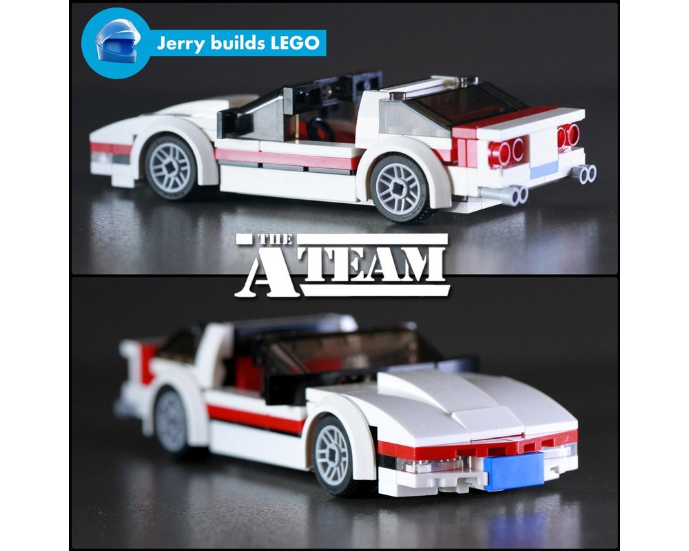 LEGO MOC The A-Team Faceman's Corvette C4 by jerrybuildsbricks ...
