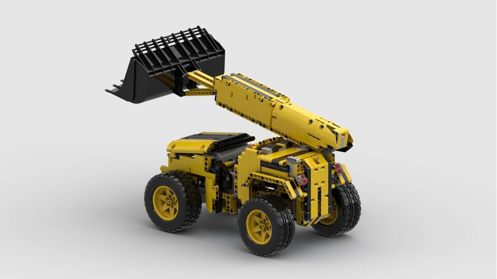 LEGO MOC 42030 C-Model: Remote Controlled Telehandler by SelfEsteem ...