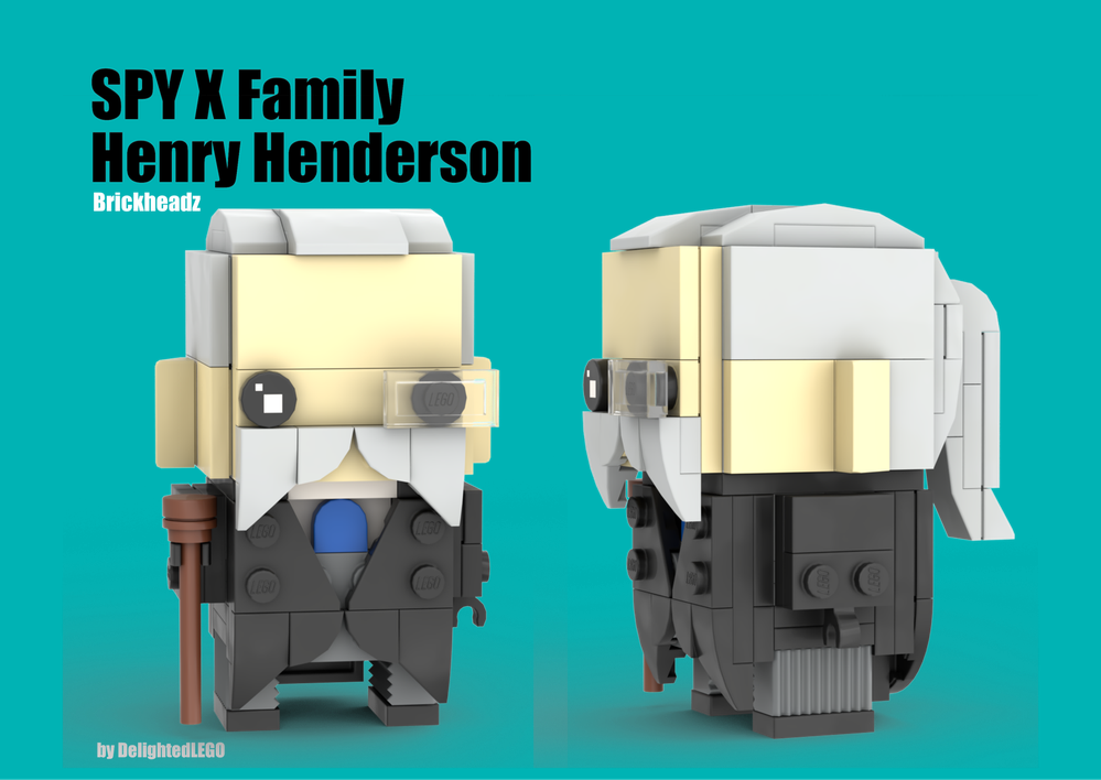 LEGO MOC Henry Henderson from SPY x FAMILY, Brickheadz by Delightful ...