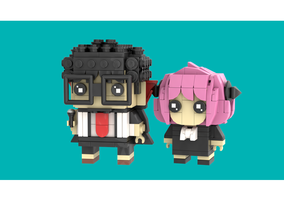 LEGO MOC Loid Forger from SPY x FAMILY, Brickheadz by Delightful LEGO ...