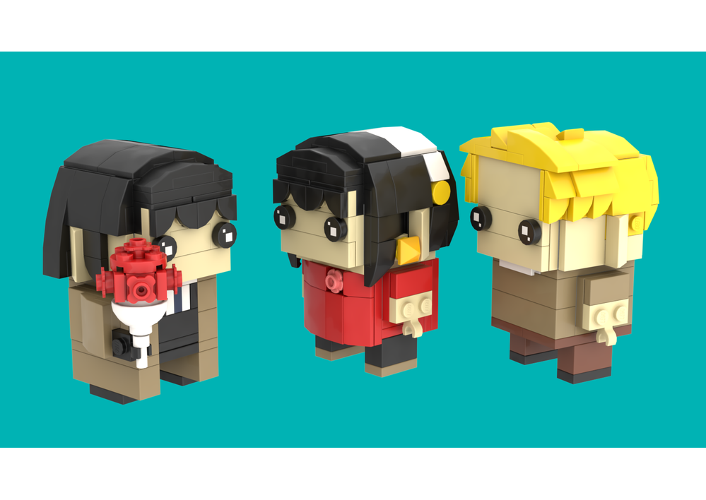 LEGO MOC Becky Blackbell from SPY x FAMILY, 3X3 Brickheadz by ...