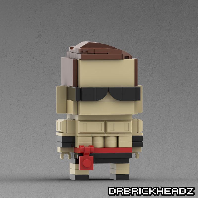 LEGO MOC Johnny Cage (Mortal Kombat I) Brickheadz by DrBrickheadz ...