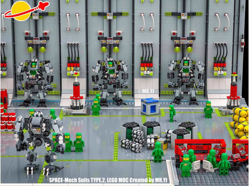 LEGO MOC SPACE-Mech SUITS TYPE.2 by MR.YJ | Rebrickable - Build with LEGO