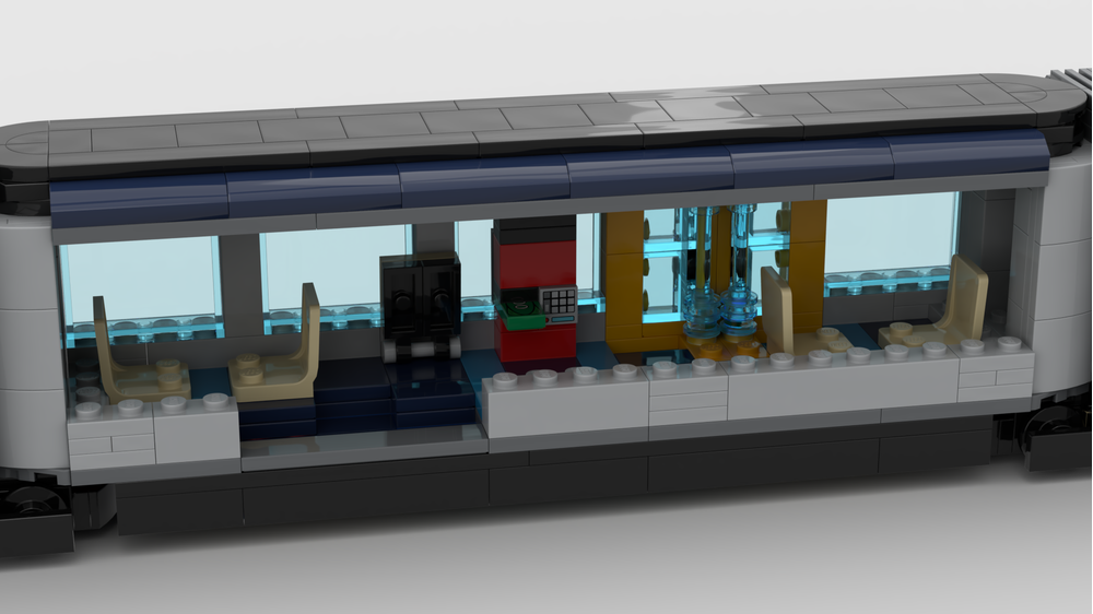LEGO MOC Articulated Light Rail Train / Tram (City / minifig scale) by ...