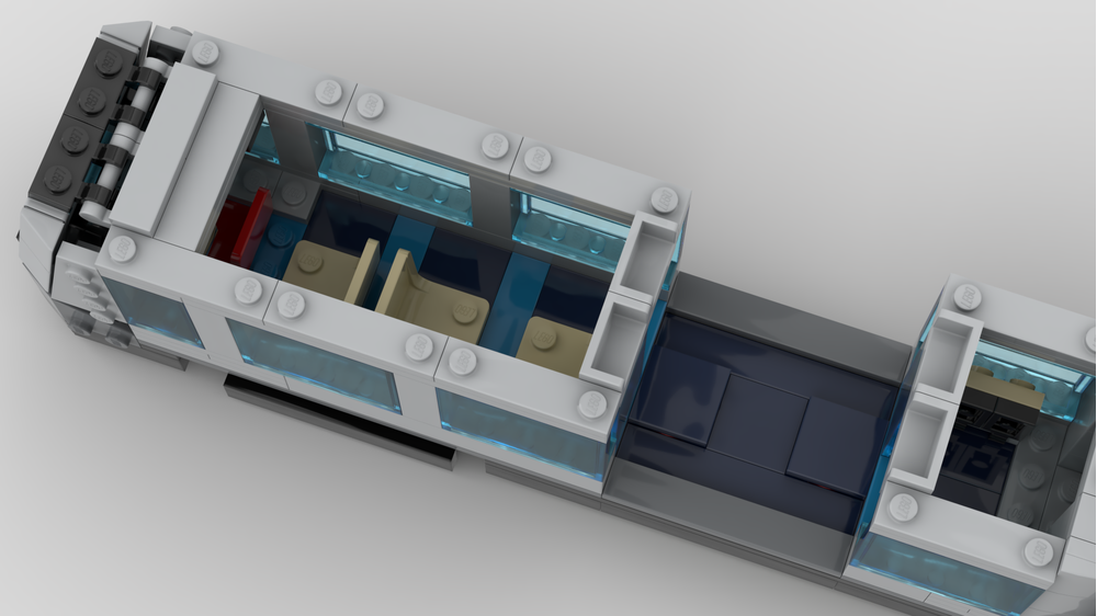 LEGO MOC Articulated Light Rail Train / Tram (City / minifig scale) by ...