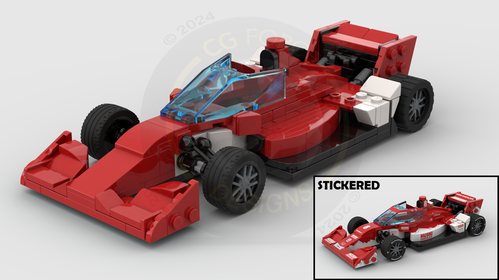 LEGO MOC Indycar 2022 CGR Ericsson Circuit Spec by CGForceDesigns ...