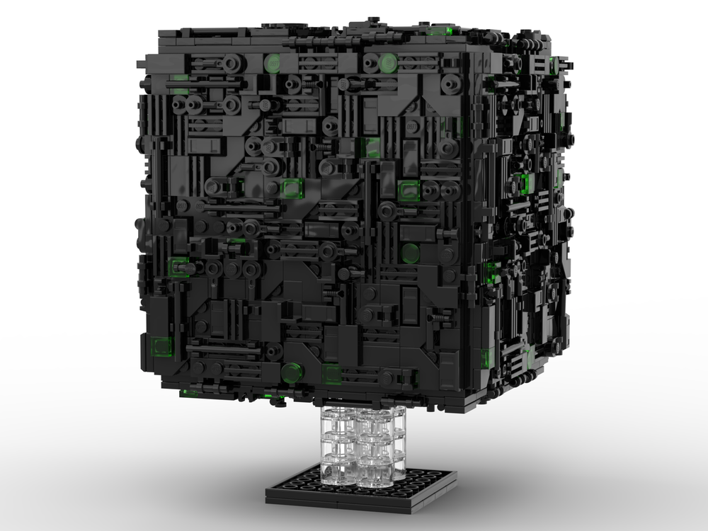 Lego Moc Borg Cube Micro By Magureanpaul Rebrickable Build With Lego