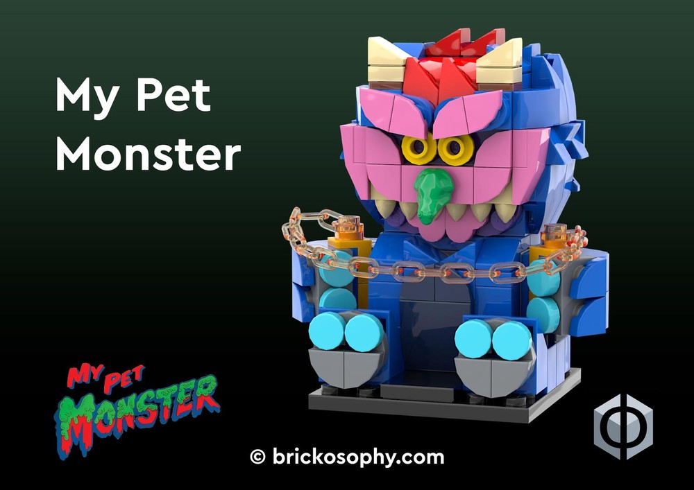LEGO MOC My Pet Monster by Brickosophy | Rebrickable - Build with LEGO