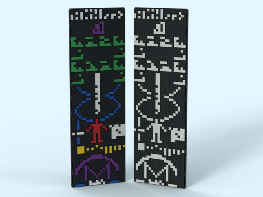 LEGO MOC Arecibo message by zestlego | Rebrickable - Build with LEGO