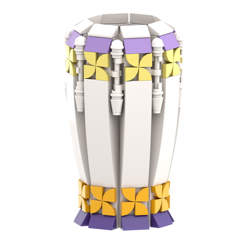 LEGO MOC Vase for Tulips by cuch201 | Rebrickable - Build with LEGO