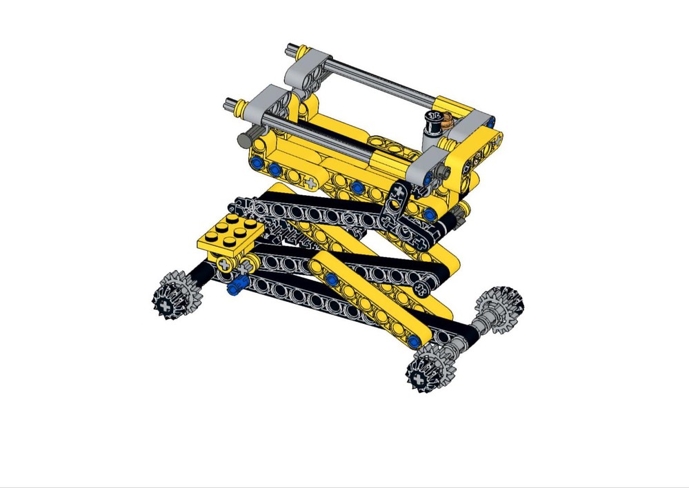 LEGO MOC Scissor Lift by NARP | Rebrickable - Build with LEGO