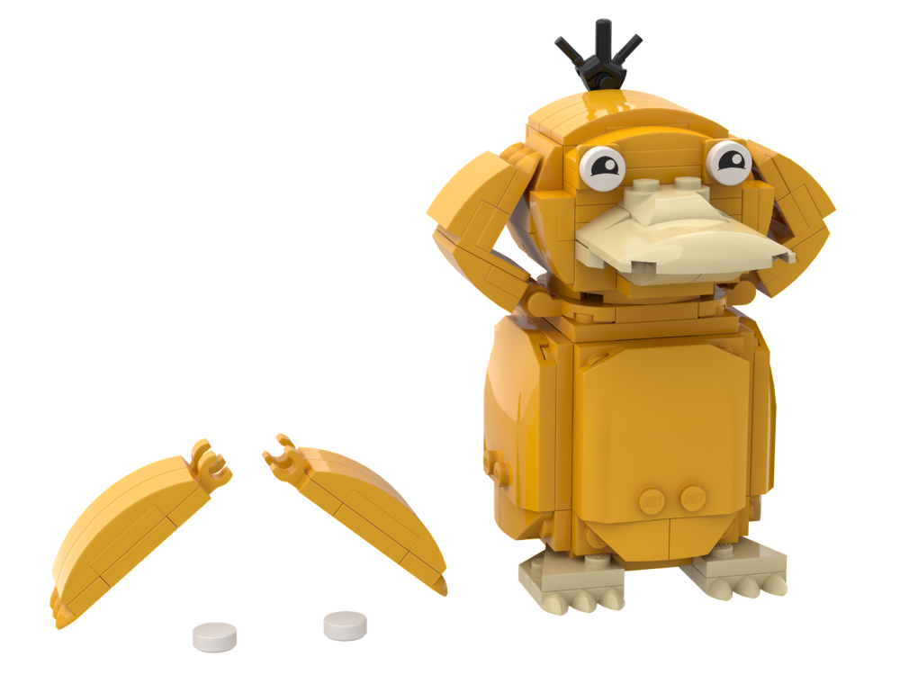 LEGO MOC Psyduck by brickromancer | Rebrickable - Build with LEGO