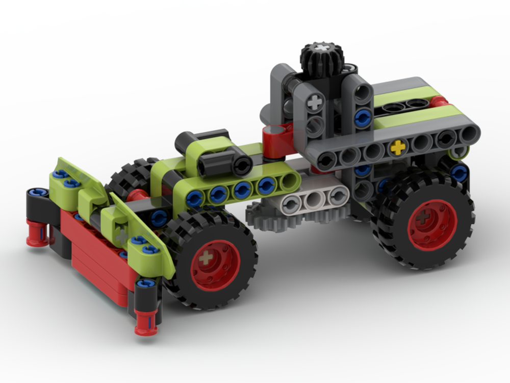 LEGO MOC 42102 Wheeled Dozer by A_Dilophosaurus | Rebrickable - Build ...