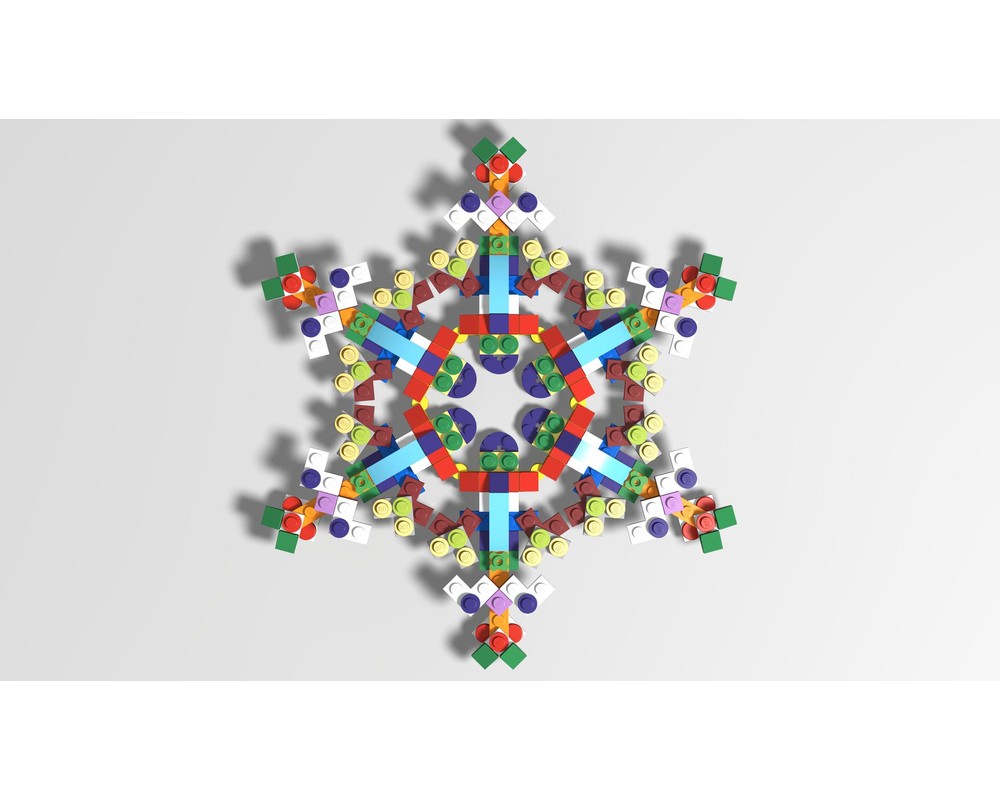 LEGO MOC Snowflake for Christmas by Hackules | Rebrickable - Build with ...