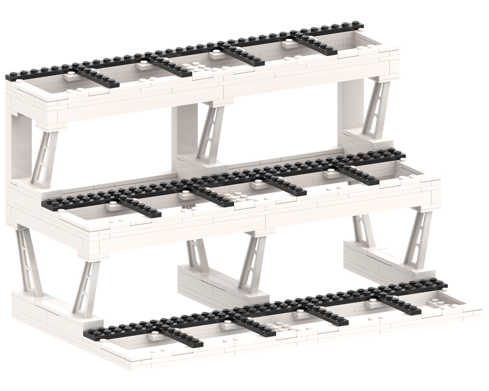 LEGO MOC Brickheadz 3-tier Stand by cuch201 | Rebrickable - Build with LEGO