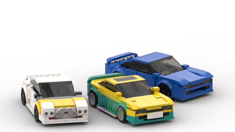 LEGO MOC Opel Manta Bundle by 8wideisbetter | Rebrickable - Build with LEGO