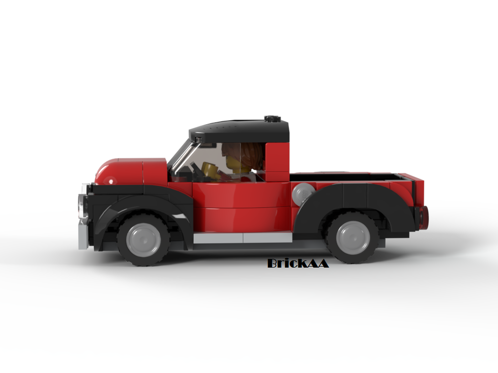 LEGO MOC Vintage pickup truck by BrickAA | Rebrickable - Build with LEGO