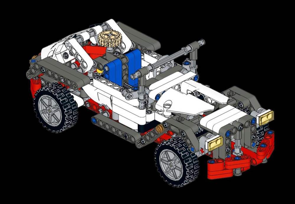 LEGO MOC Old Classic Car by NARP | Rebrickable - Build with LEGO