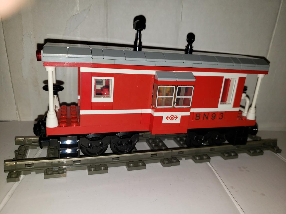 LEGO MOC Bay Window Caboose by Rocket Racer318 | Rebrickable - Build ...