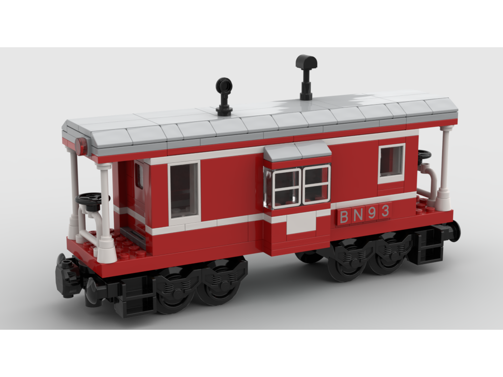 LEGO MOC Bay Window Caboose by Rocket Racer318 | Rebrickable - Build ...