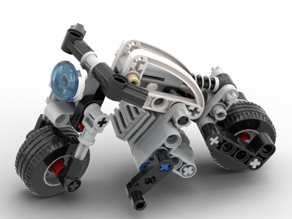 LEGO MOC Mini Motorcycle by hoppepe | Rebrickable - Build with LEGO