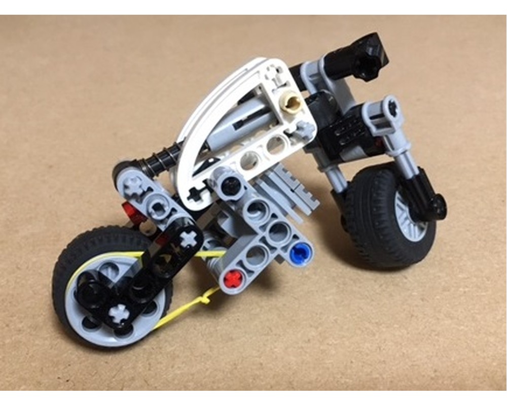 Lego Moc Mini Motorcycle By Hoppepe Rebrickable Build With Lego