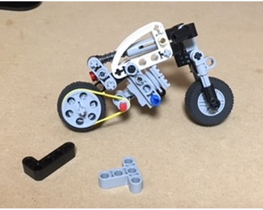 Lego Moc Mini Motorcycle By Hoppepe Rebrickable Build With Lego