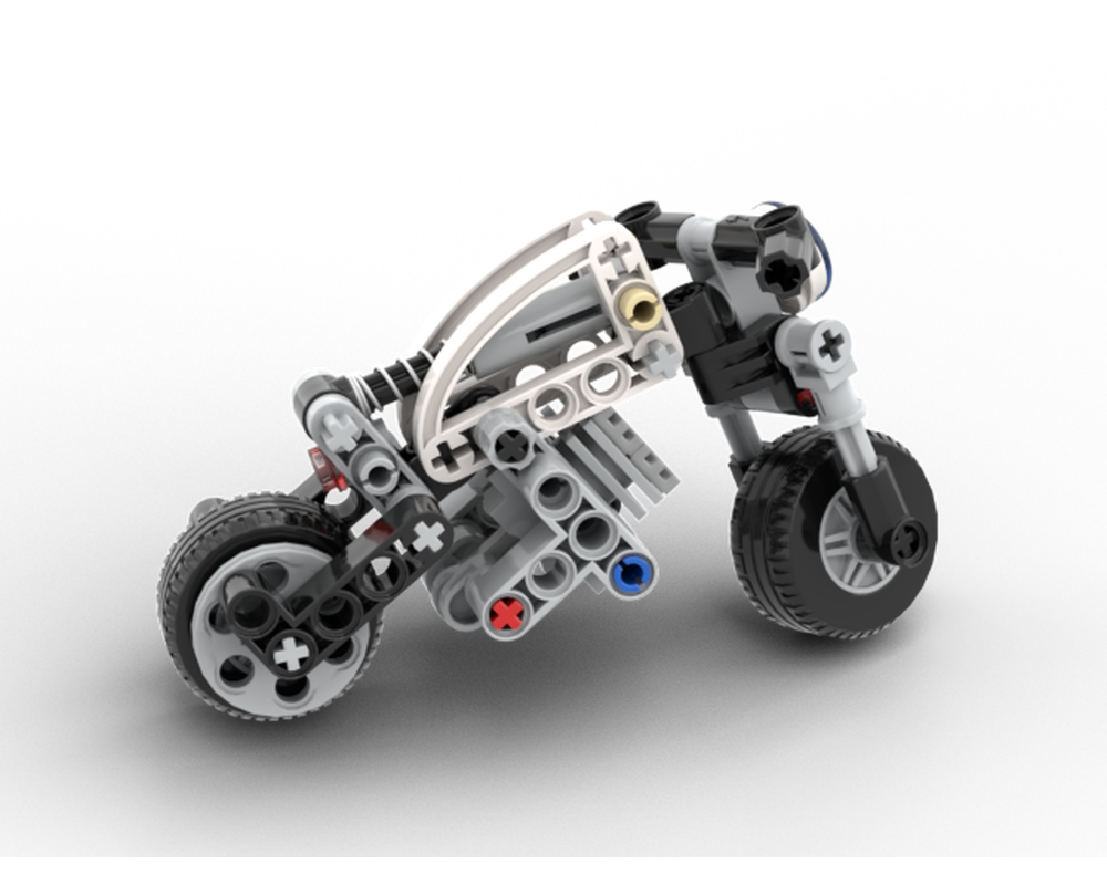 Lego Moc Mini Motorcycle By Hoppepe Rebrickable Build With Lego