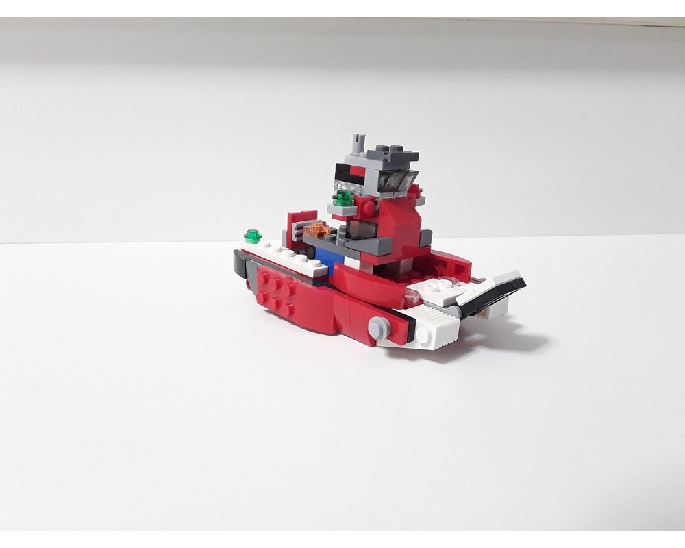 LEGO MOC 13+55 - Riverboat by LegoOri | Rebrickable - Build with LEGO