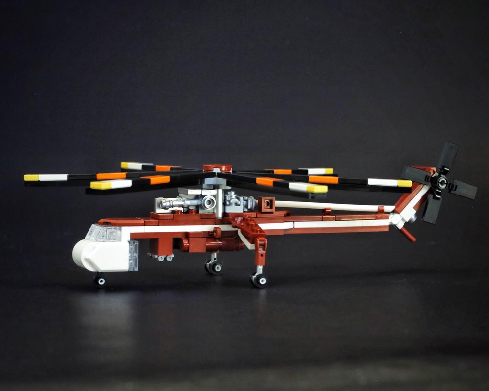 LEGO MOC Skycrane Micro Helicopter Combo by David.DStone | Rebrickable ...