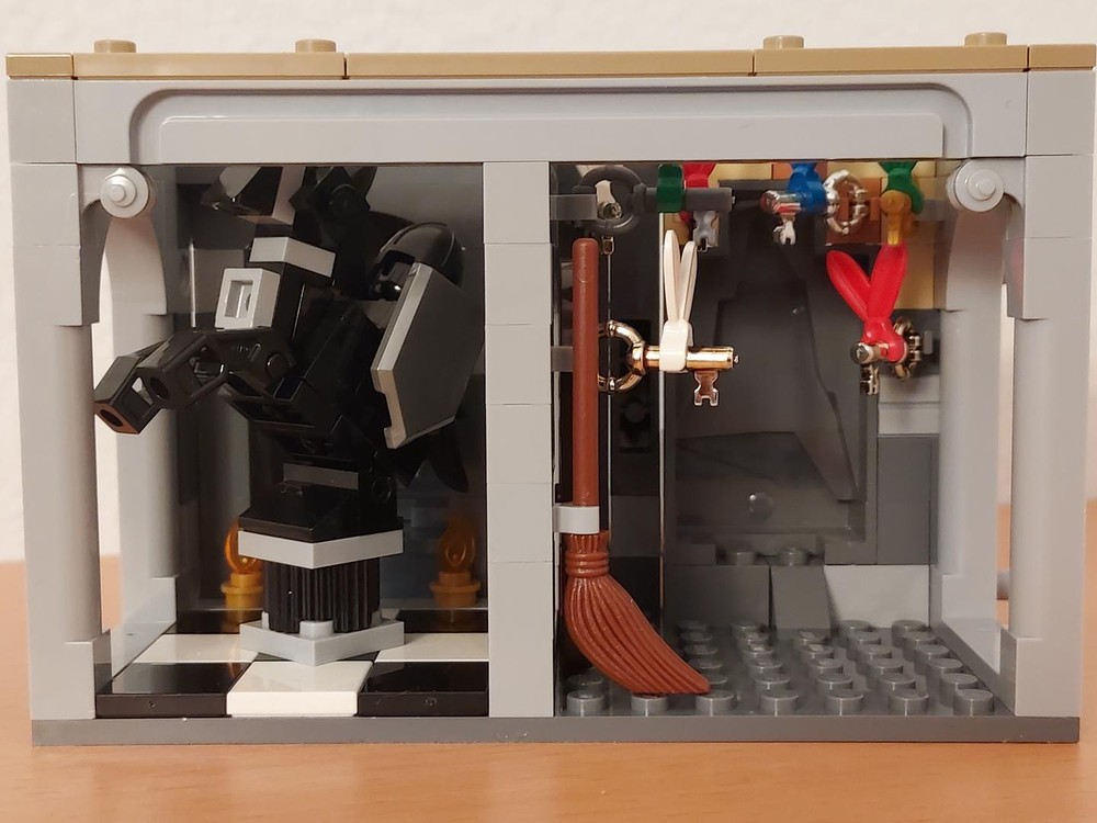 Lego Moc Sorcerers Stone Flying Keys And Chess Challenges By