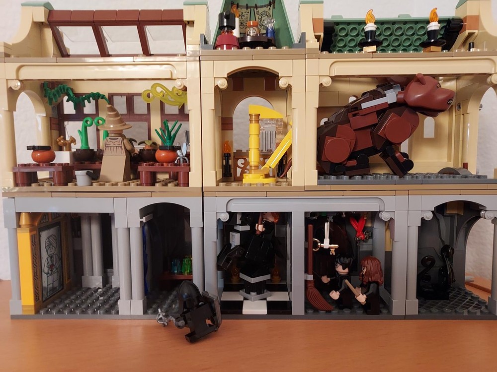 Lego Moc Sorcerers Stone Flying Keys And Chess Challenges By