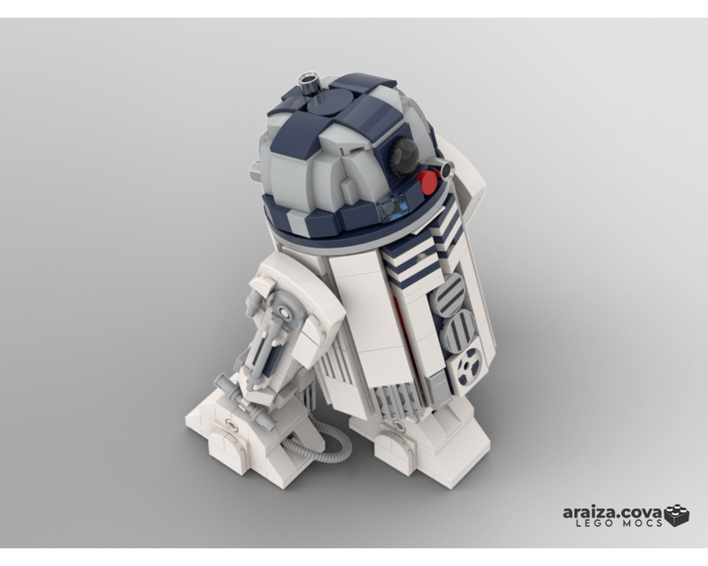 LEGO MOC R2-D2 by TheGoodUnicorn | Rebrickable - Build with LEGO
