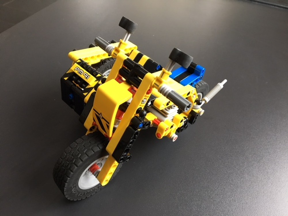 LEGO MOC Bike with SideCar by Bundy | Rebrickable - Build with LEGO