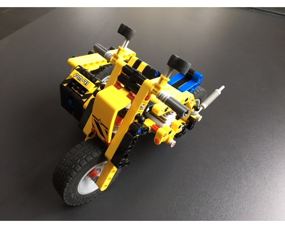 LEGO MOC Bike with SideCar by Bundy | Rebrickable - Build with LEGO