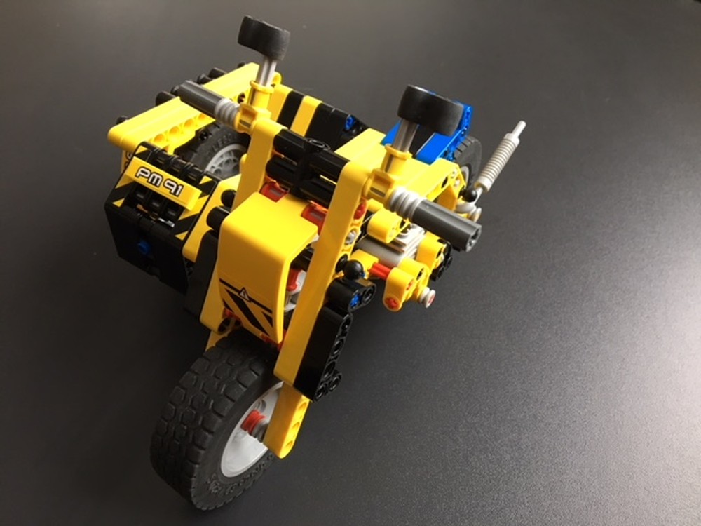 LEGO MOC Bike with SideCar by Bundy | Rebrickable - Build with LEGO