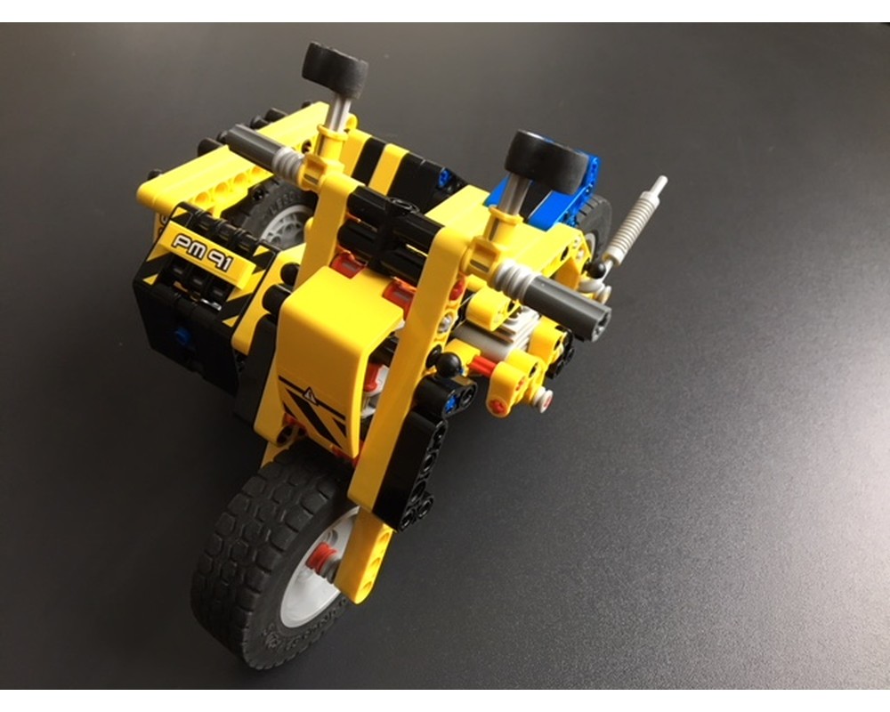 LEGO MOC Bike with SideCar by Bundy | Rebrickable - Build with LEGO