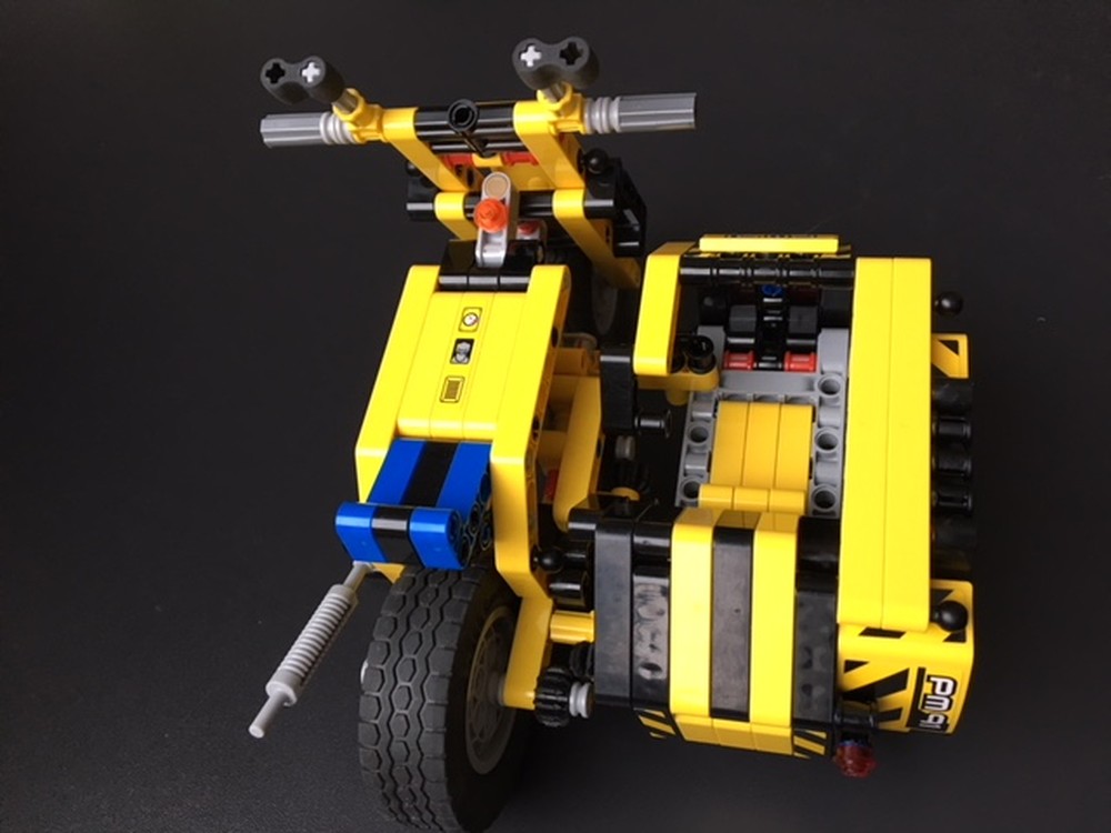 LEGO MOC Bike with SideCar by Bundy | Rebrickable - Build with LEGO