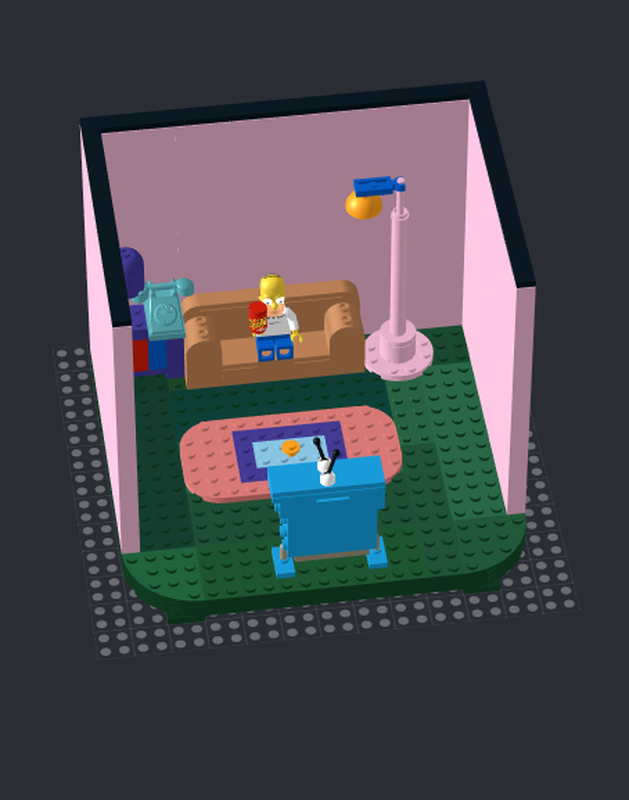 LEGO MOC Simpsons House by d4rkb33m0p | Rebrickable - Build with LEGO
