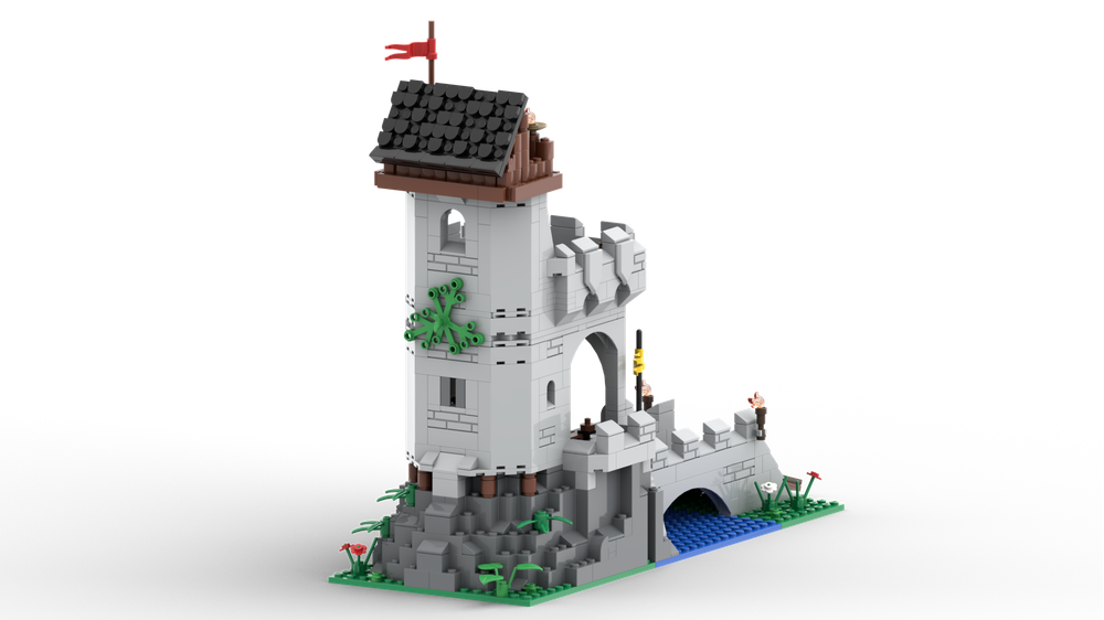 LEGO MOC Medieval Tower Castle by LCas89 | Rebrickable - Build with LEGO