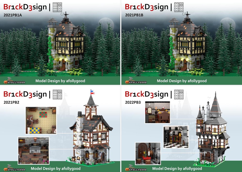 LEGO MOC Medieval Bundle by Br1ckD3sign | Rebrickable - Build with LEGO
