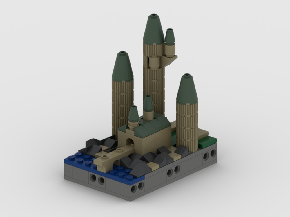 LEGO MOC miniature Hogwarts castle by Wyatt0911 | Rebrickable - Build ...