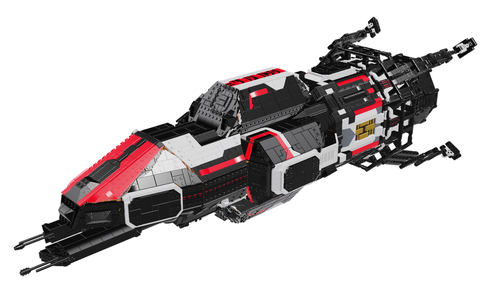 LEGO MOC Rocinante [The Expanse S4-6] by jhellrung | Rebrickable ...